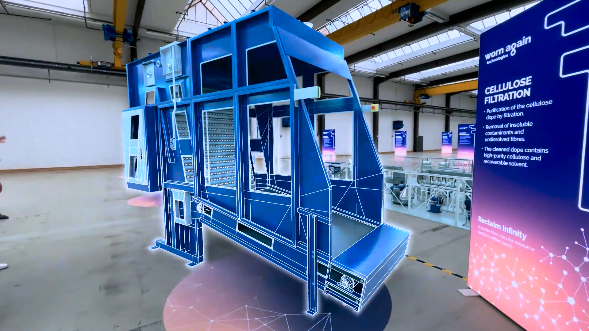 Worn Again Technology - Augmented Reality Factory Launch - V-EX Events