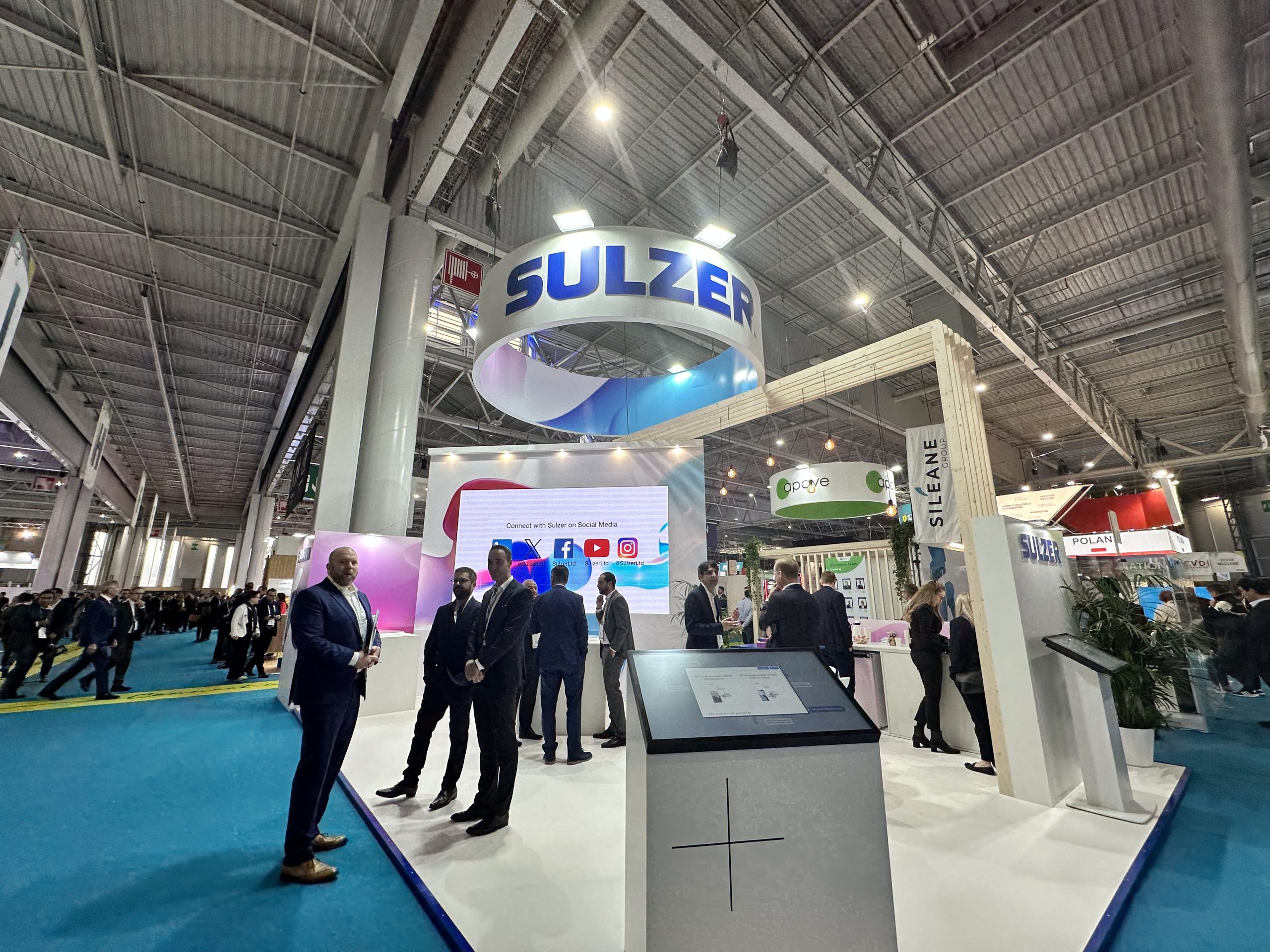 Sulzer - WNE Exhibition Stand - V-EX Events